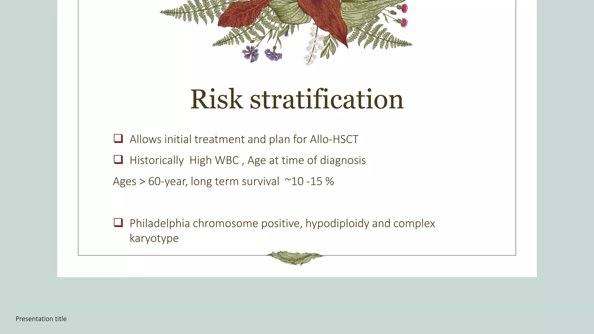 ALL risk stratification.pptx