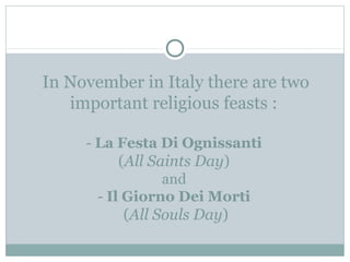 All saints and | PPT | National & Civic Holidays | Holidays