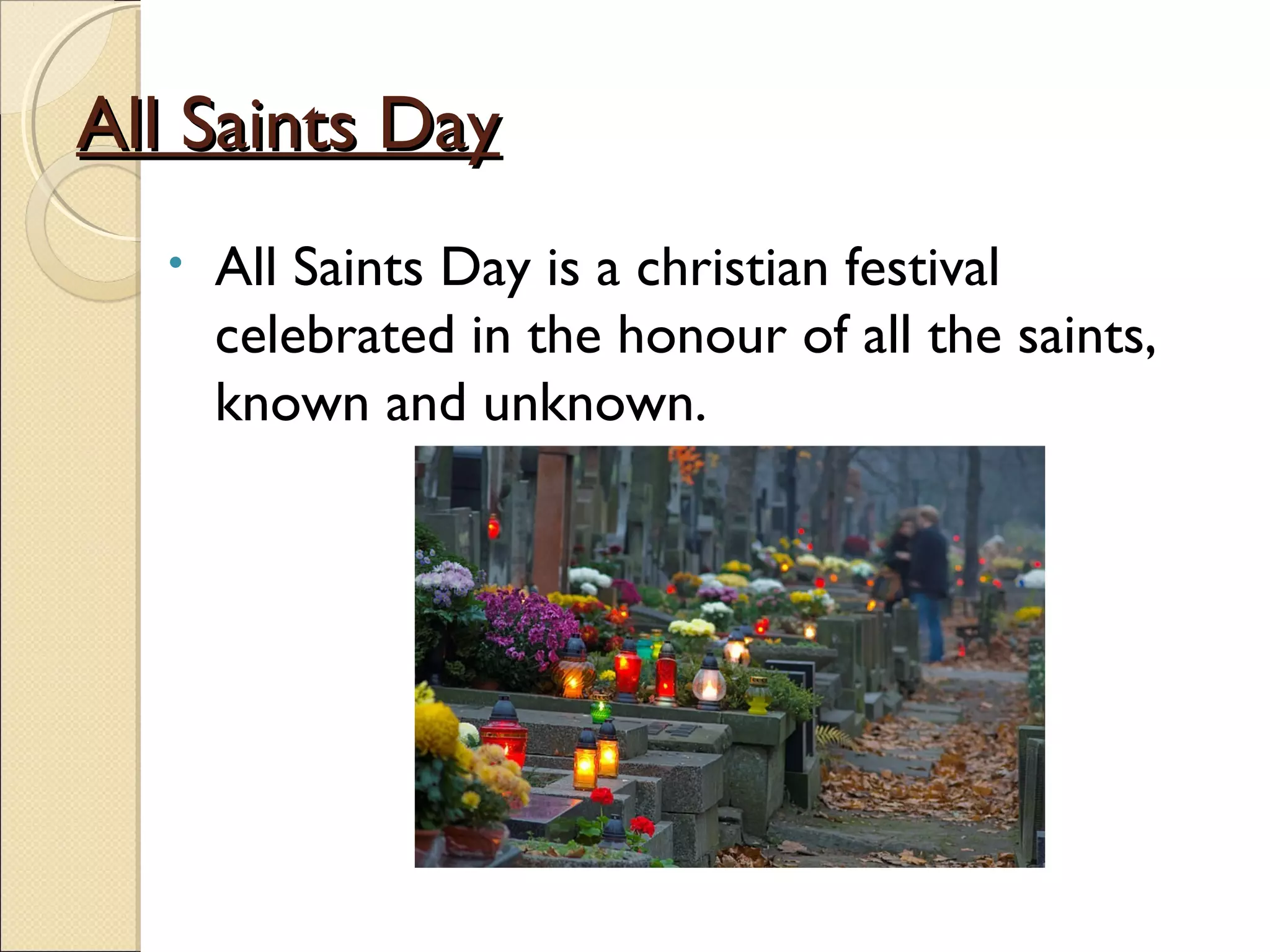 All Saint Day in Poland | PPT
