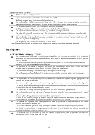 All scales CEFR | PDF