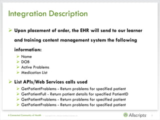 Allscripts App Challenge | PPT