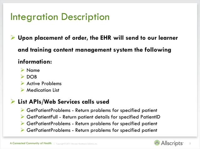 Allscripts App Challenge | PPT