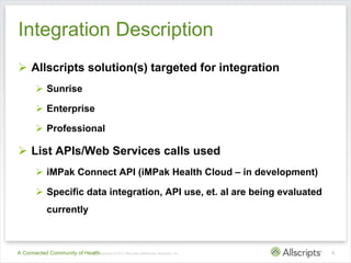 iMPak Health Kraken Allscripts open app challenge | PPT