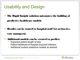 Allscripts open app challenge rapid insight | PPT