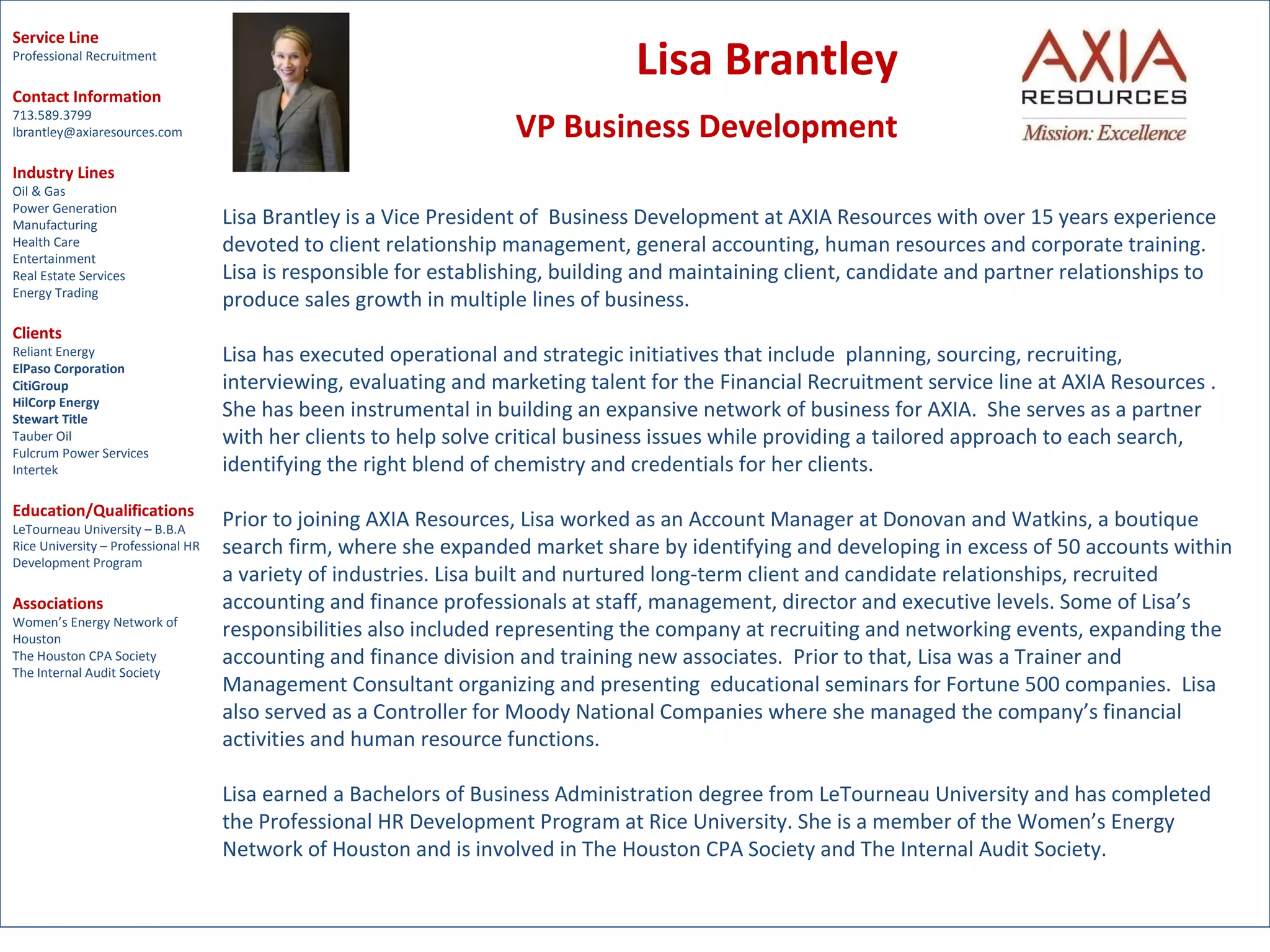 AXIA Resources | PPT