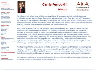 AXIA Resources | PPT