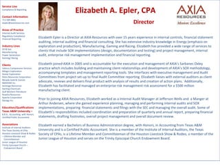 AXIA Resources | PPT