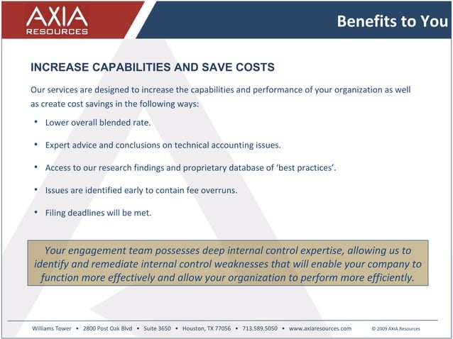 AXIA Resources | PPT