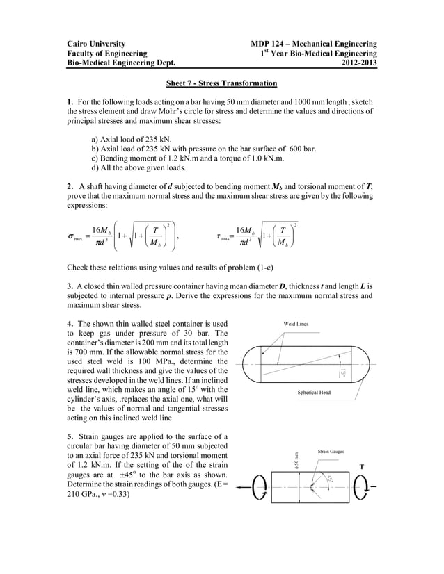 structure problems | PDF