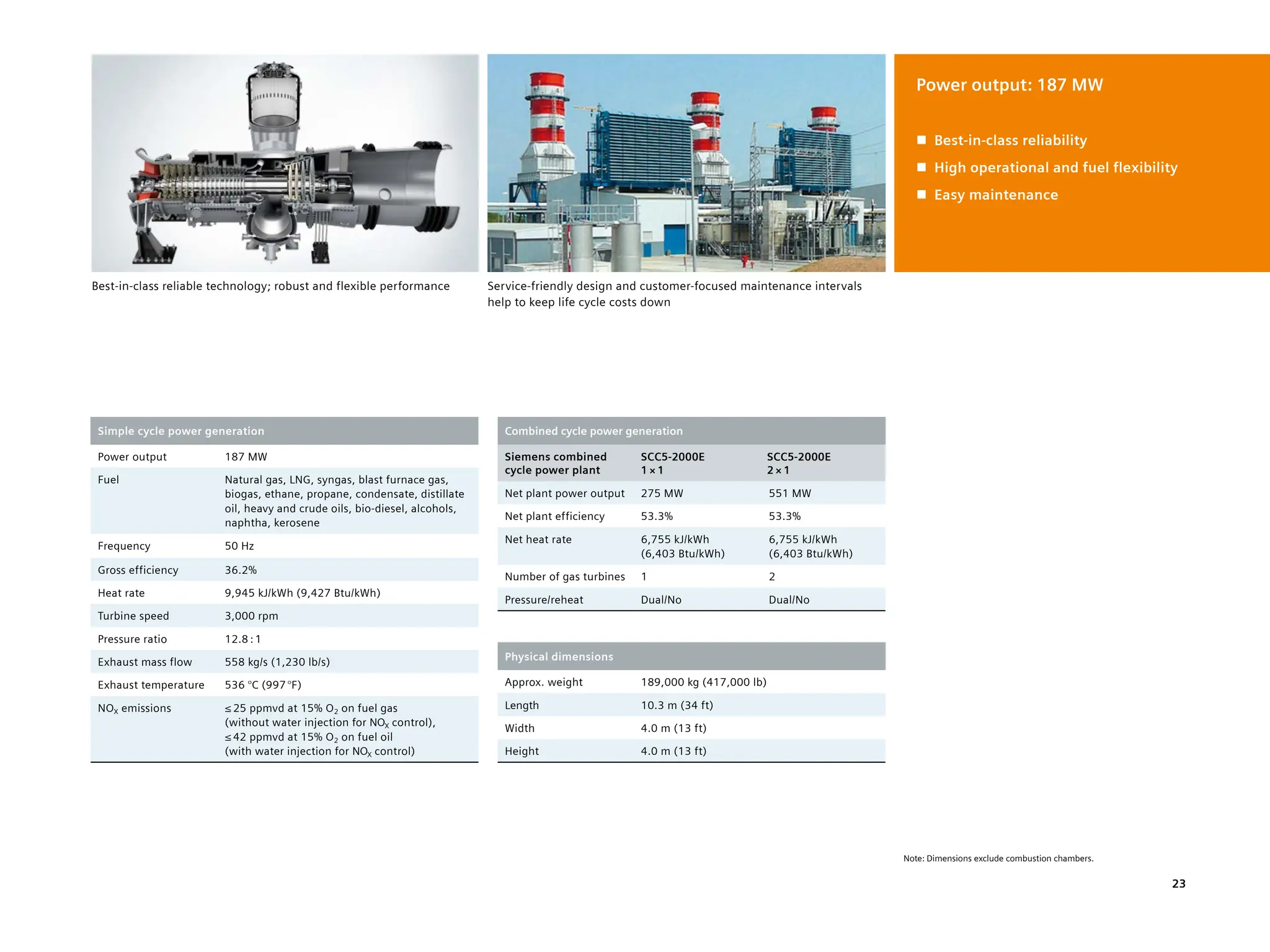 All Siemens Gas Turbines applications df | PDF