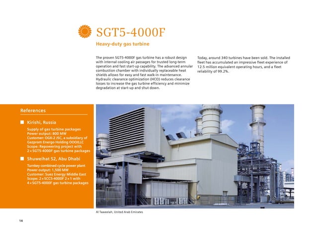 All Siemens Gas Turbines applications df | PDF | Power and Energy Industry | Industries