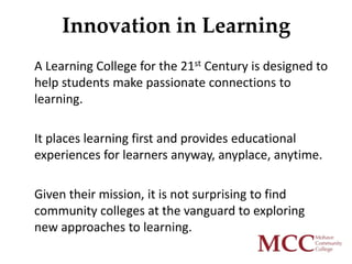 Behaviors of Learning-Centered Organizations | PPTX | College Planning | College Education