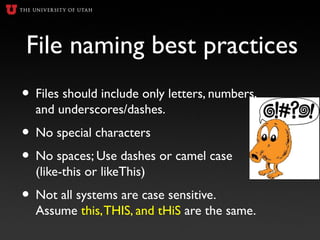 Introduction to Digital File Management | PPT