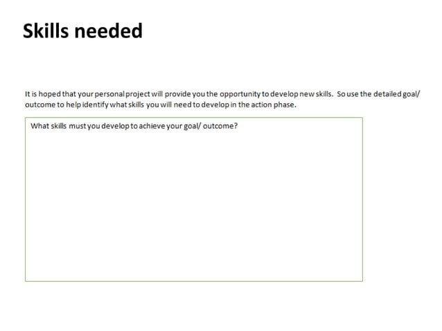 MYP Personal Project stages | PPTX | Resume Writing and Advice | Job Search
