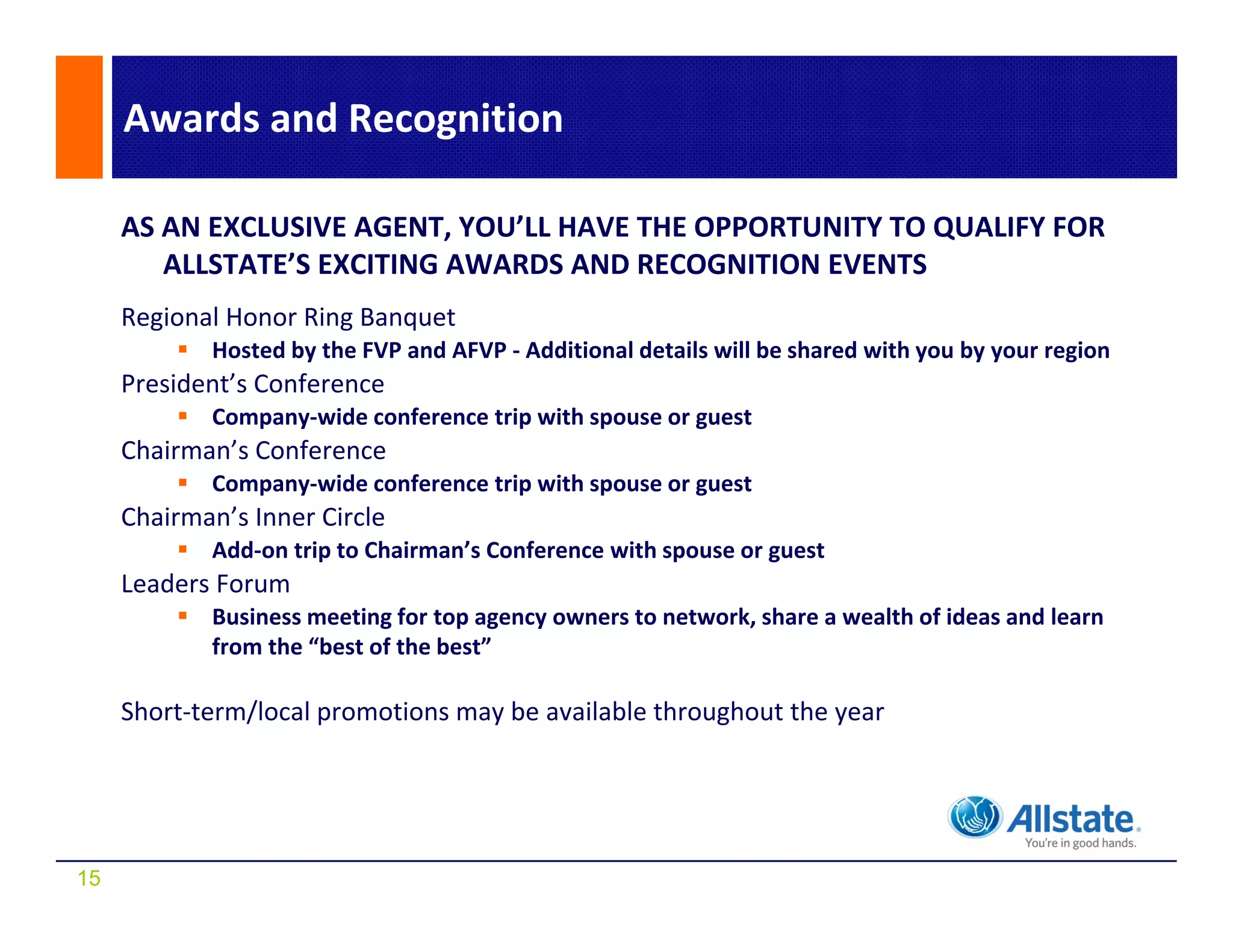 Allstate Exclusive Agent Presentation | PDF