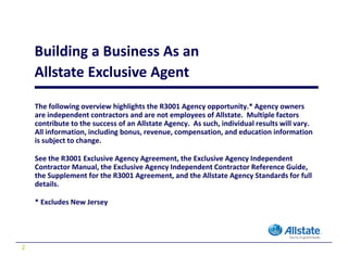 Allstate Exclusive Agent Presentation | PDF