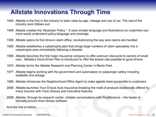 The Allstate-Posit Science Partnership: Cognitive Training for Safer ...