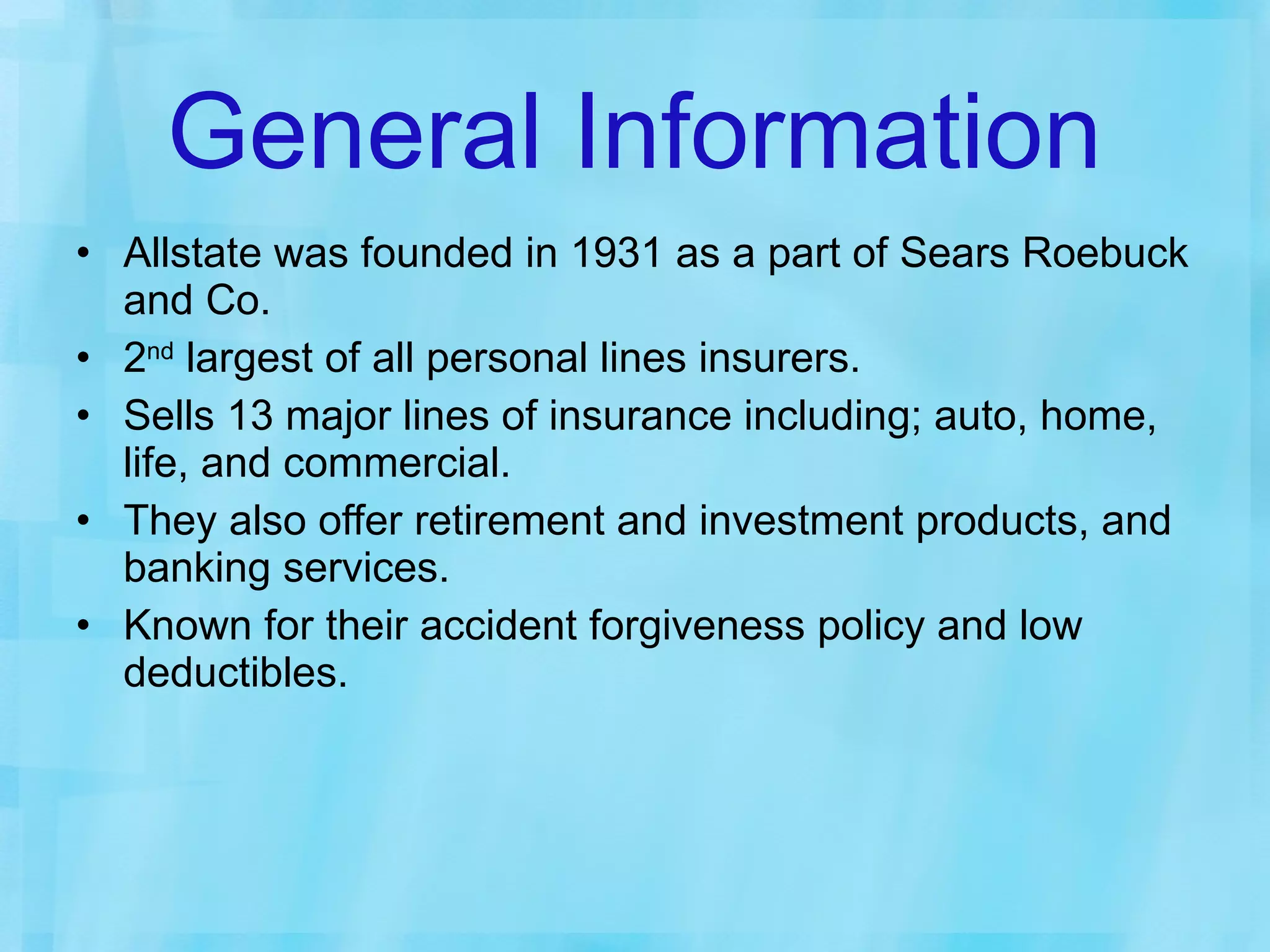 Allstate Strat Bsn Mgt | PPT