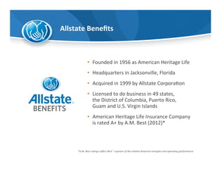 Allstate Voluntary | The Allstate Corporation | PDF