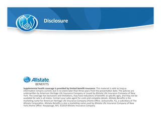 Allstate Voluntary | The Allstate Corporation | PDF