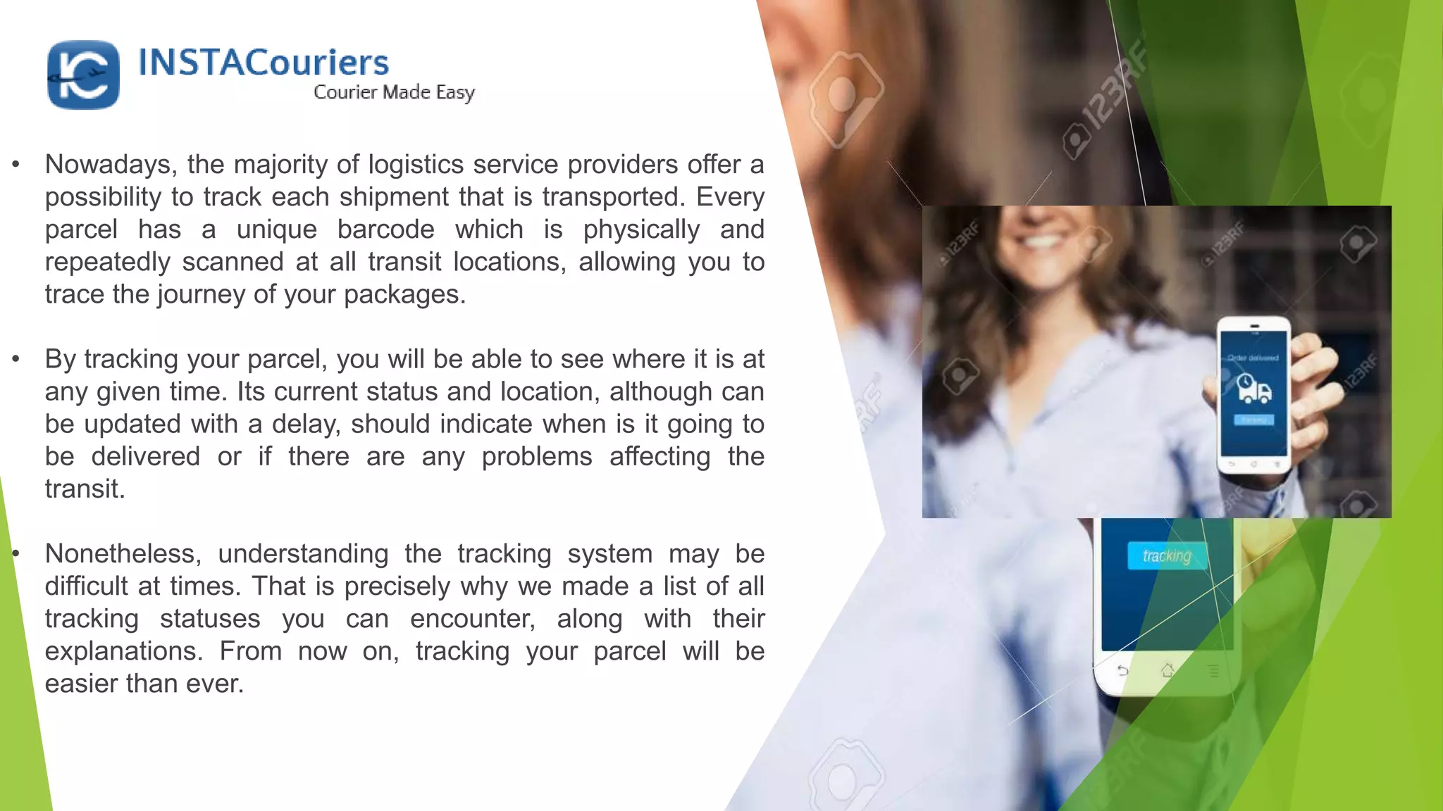 Tracking Your Parcel – All Statuses Explained | PPTX