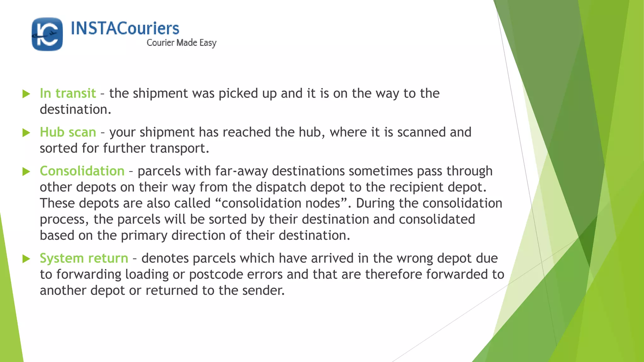 Tracking Your Parcel – All Statuses Explained | PPTX