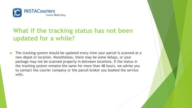 Tracking Your Parcel – All Statuses Explained | PPTX | Logistics and Transportation Industry ...