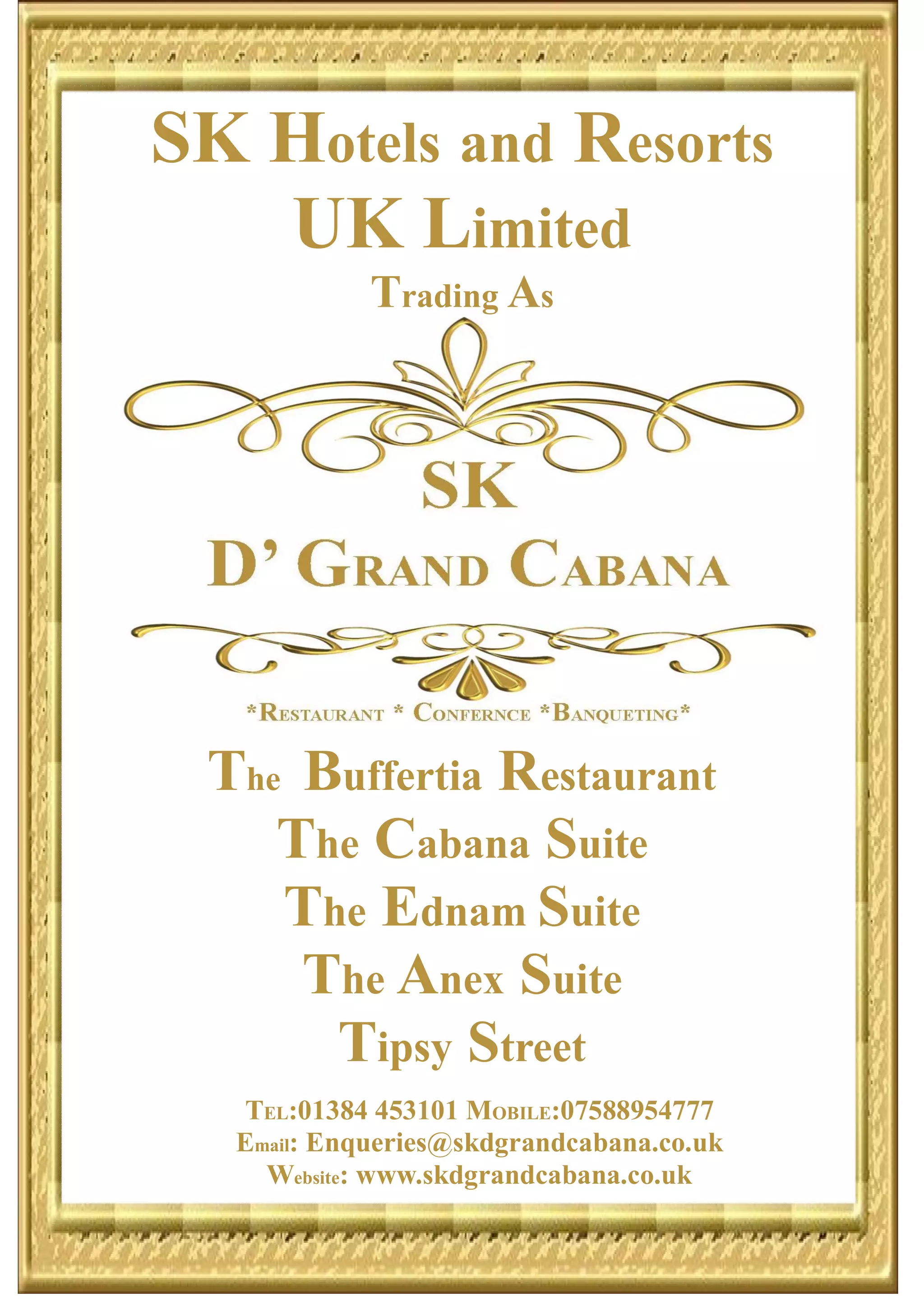 SK D'GRAND CABANA | PDF | Hotels and Motels | Travel Type