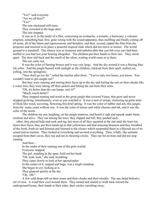 All Summer in a Day | DOC