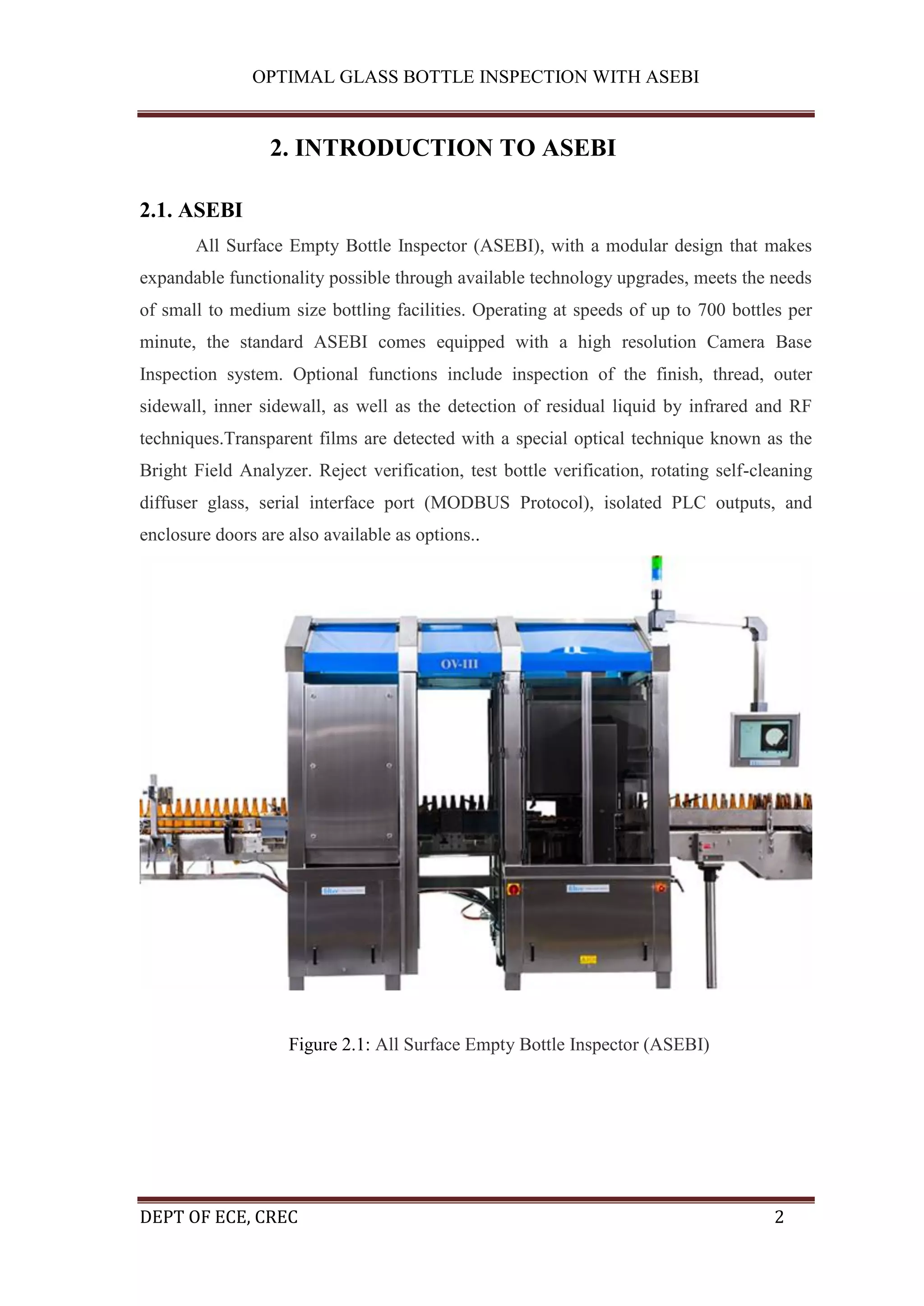 All surface empty bottle inspection(ASEBI) FULL DOCUMENTATION | PDF