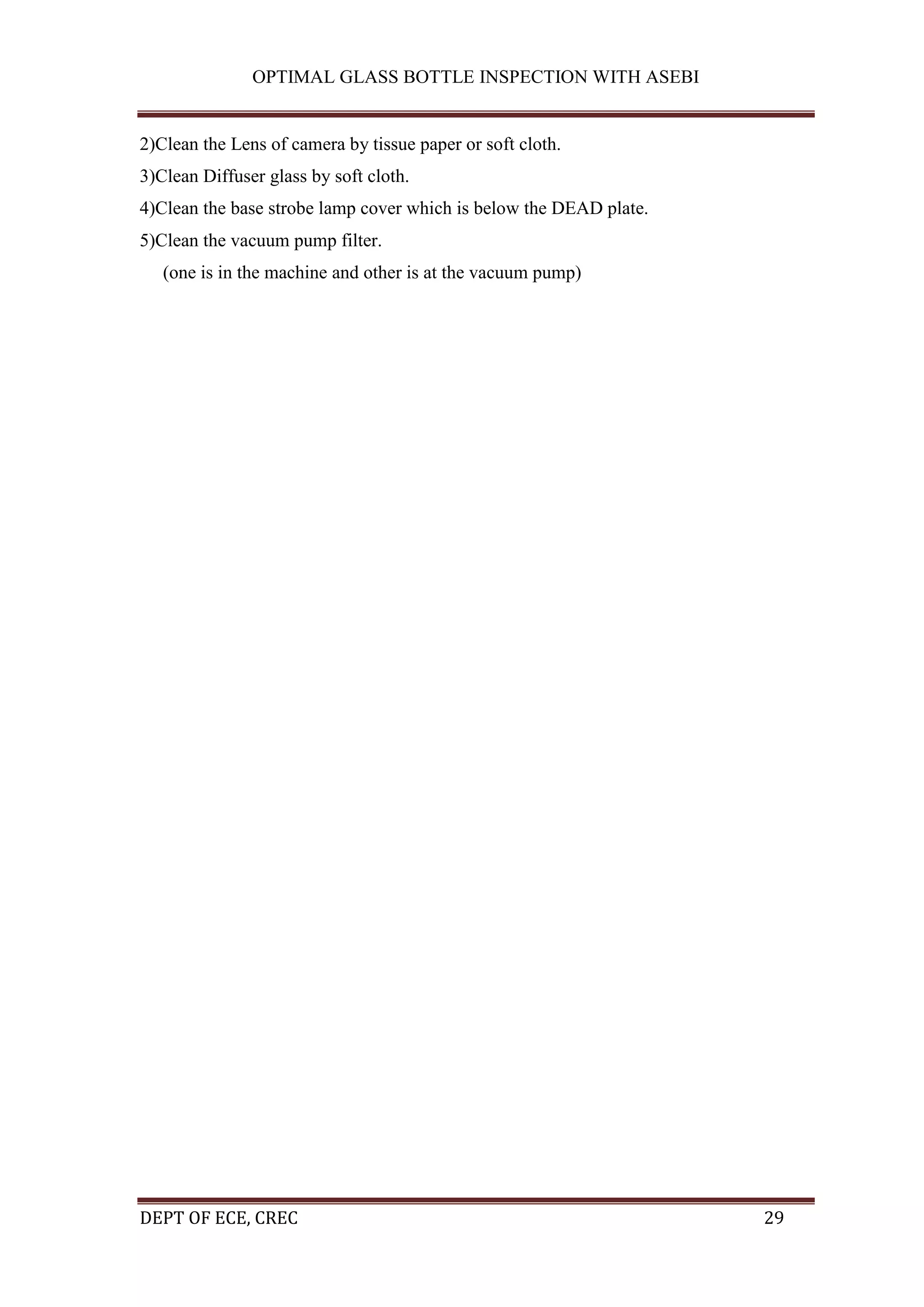 All surface empty bottle inspection(ASEBI) FULL DOCUMENTATION | PDF