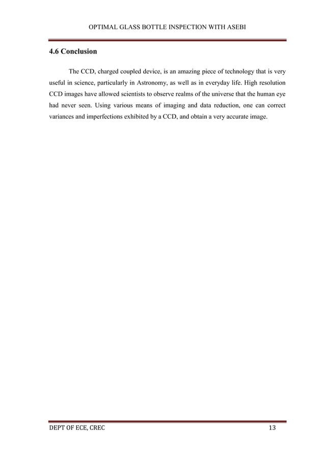 All surface empty bottle inspection(ASEBI) FULL DOCUMENTATION | PDF ...