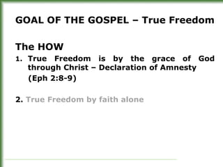 Galatians 5:1-12 “1It is for freedom that Christ has set us free | PPTX