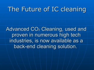 Allteq Co2 Cleaning Presentation | PPS
