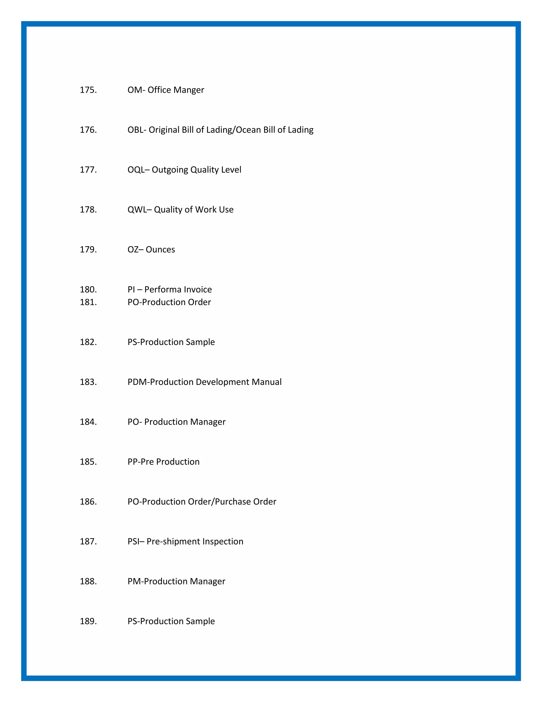 All textile abbreviations | PDF
