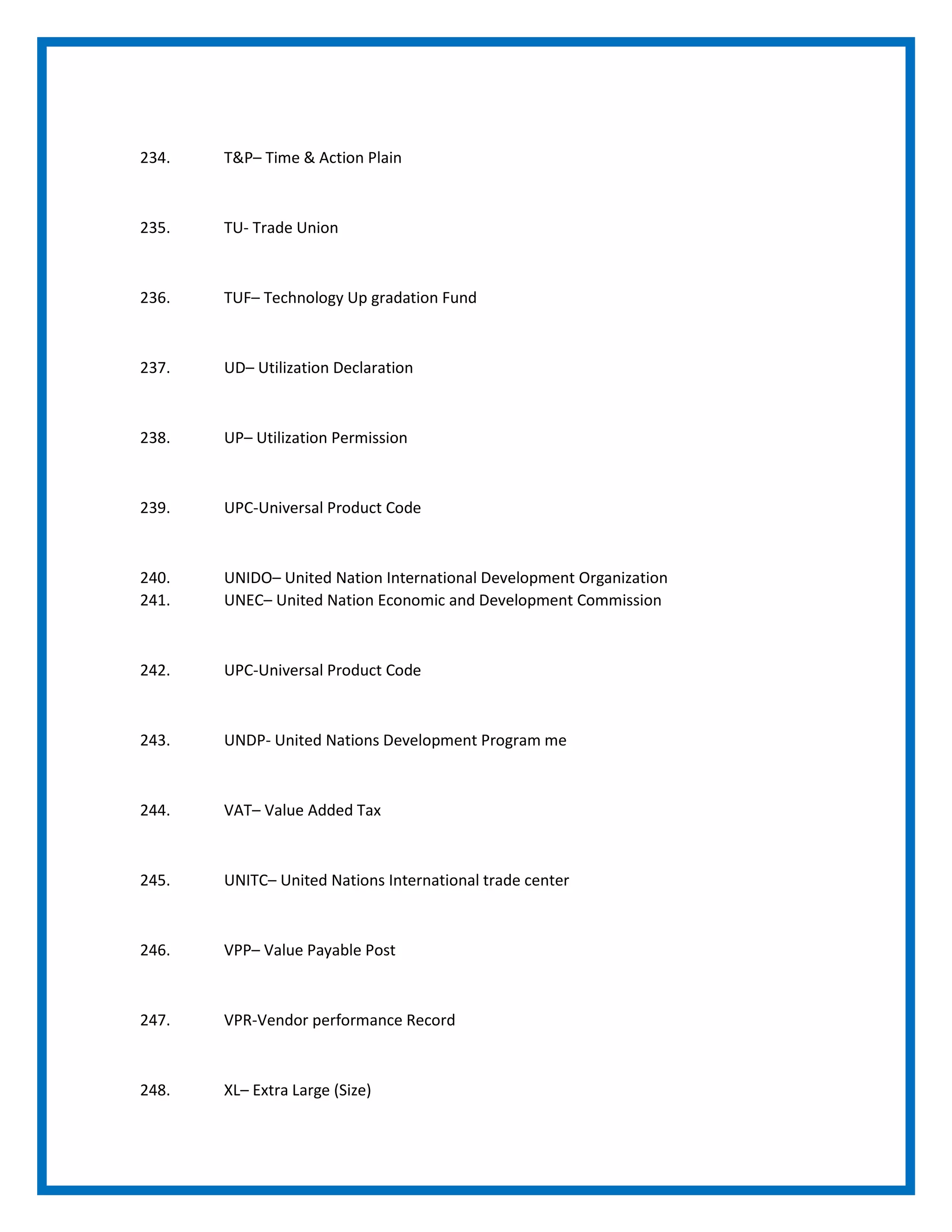 All textile abbreviations | PDF