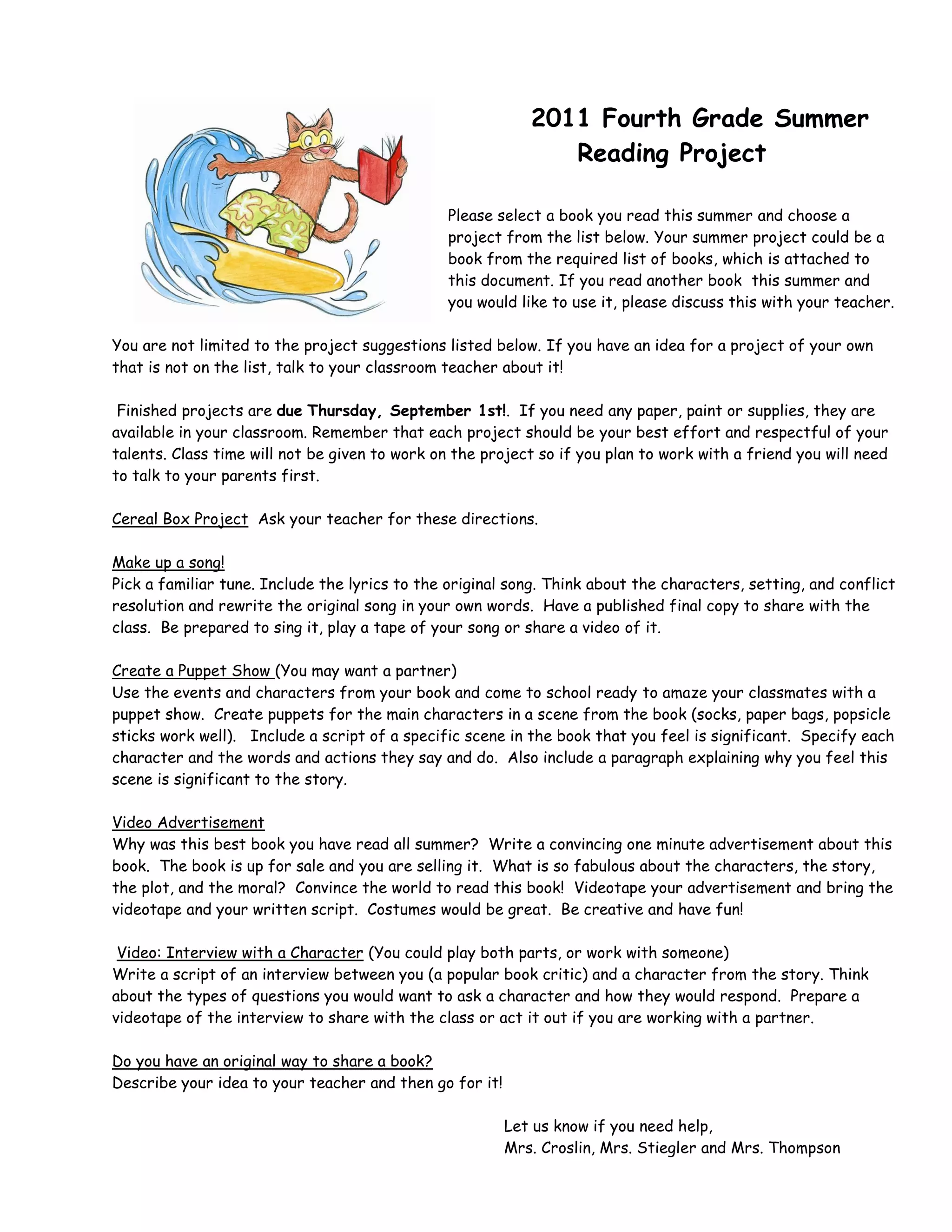 All the choices summer reading | PDF