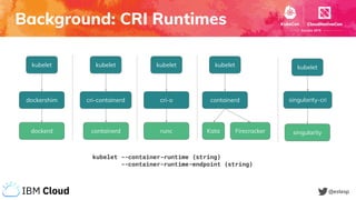 Let's Try Every CRI Runtime Available for Kubernetes | PDF