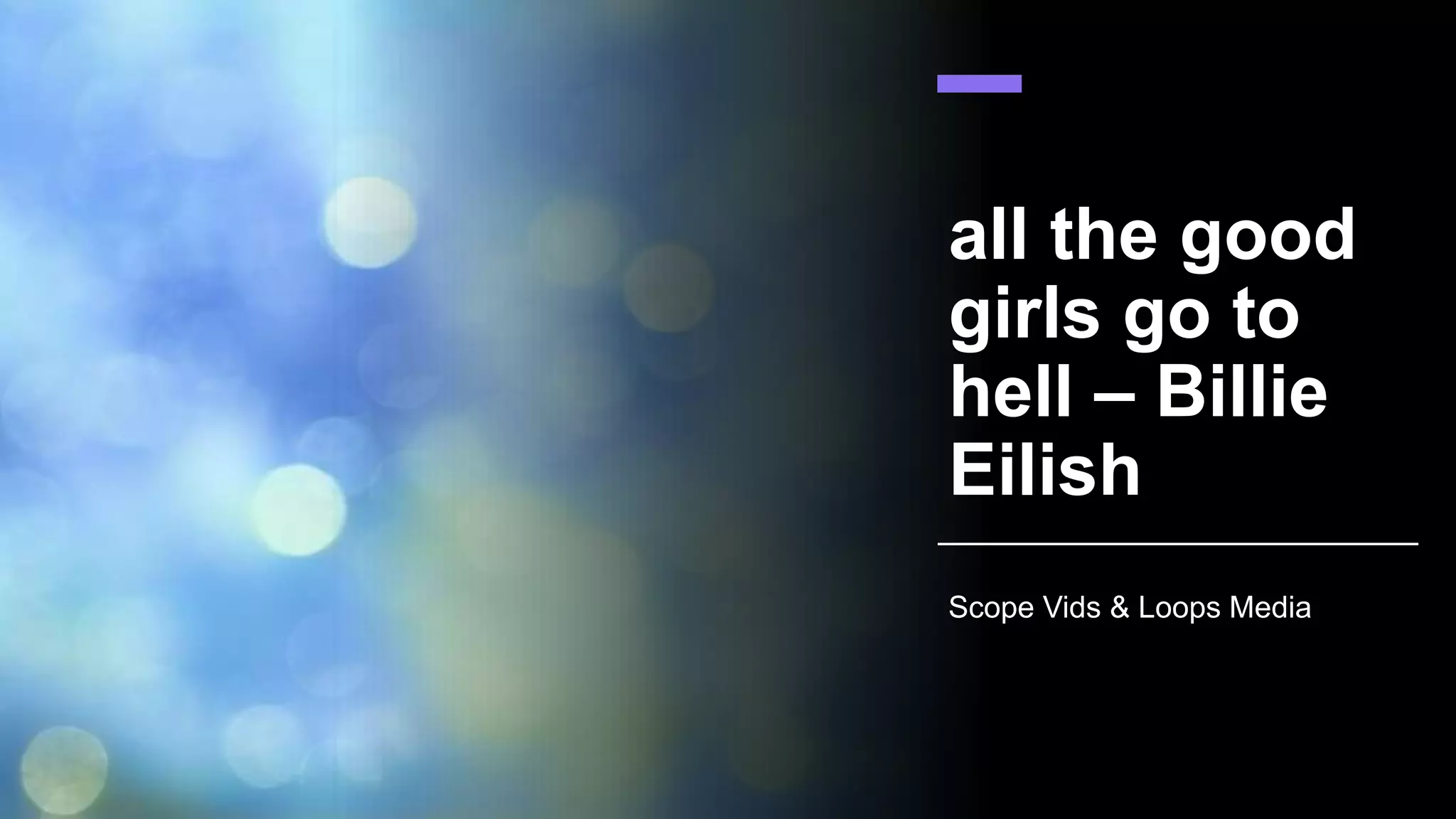 All the good girls go to hell analysis | PPT