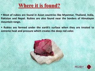 All The Information About Ruby Gemstone | PPTX