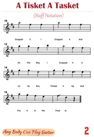 A-Tisket A-Tasket | PDF