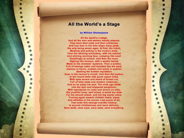 All The Worlds A Stage | PPTX