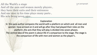 All the world's a stage | PPTX