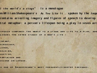 All the world's a stage | PPT