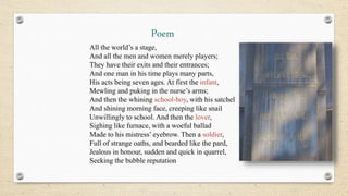 All the world’s a stage | PPTX