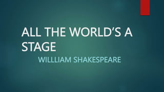 ALL THE WORLD'S A STAGE.pptx