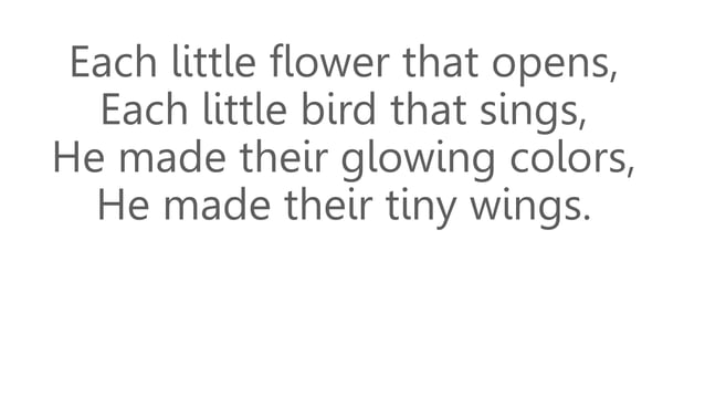 all things bright and beautiful poem.pptx