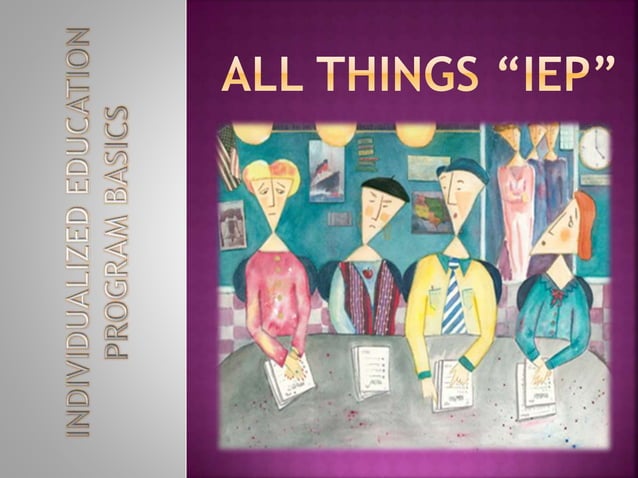 The BASICS of the IEP PROCESS | PPTX