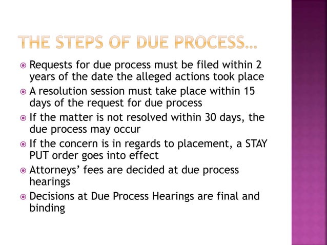 The BASICS of the IEP PROCESS | PPTX