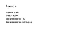 Cleaner Code Through Test-Driven Development | PPT